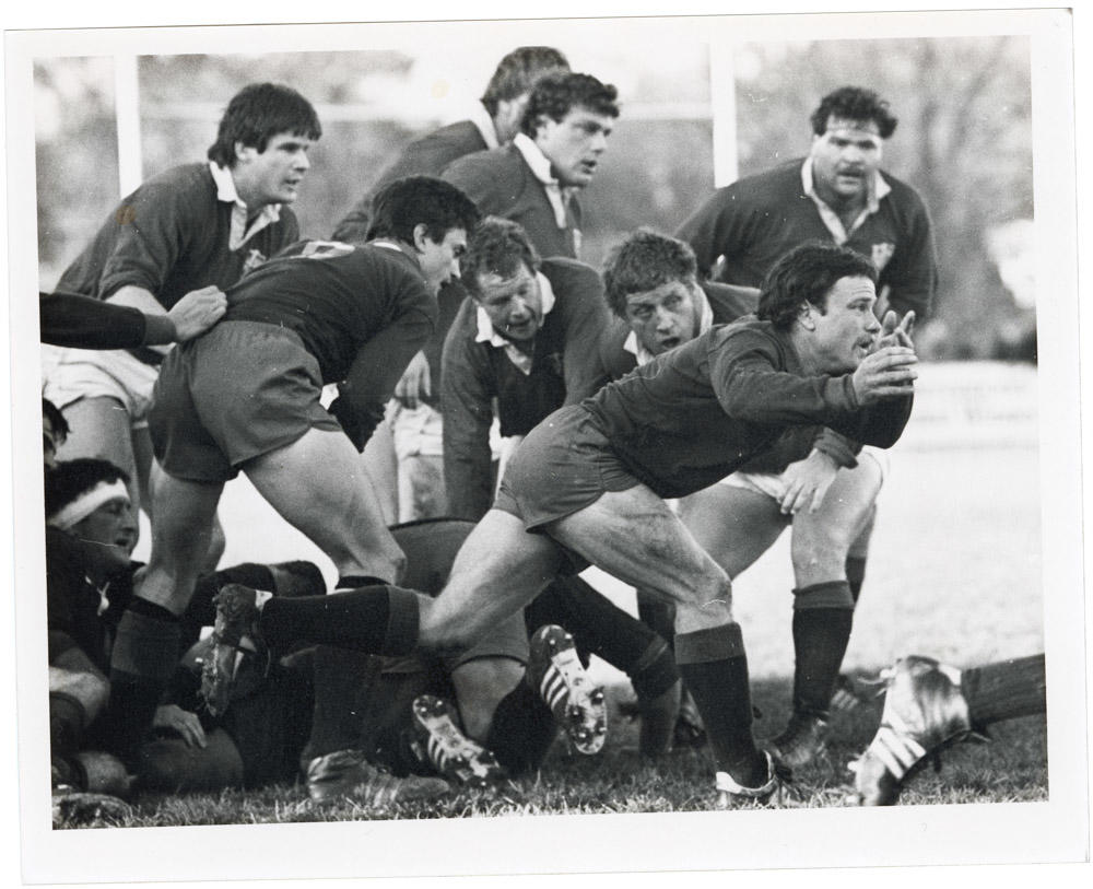 Print, Lions against Wairarapa Bush - Te Manawa Peter Bush Archive